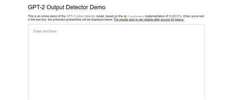 Gpt 2 Output Detector