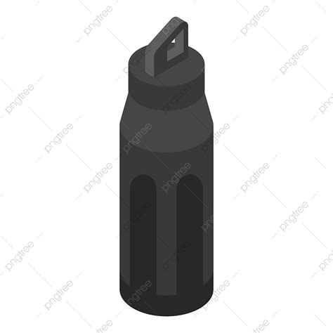 Black Sports Bottle Icon For Clean Background Png And Vector With