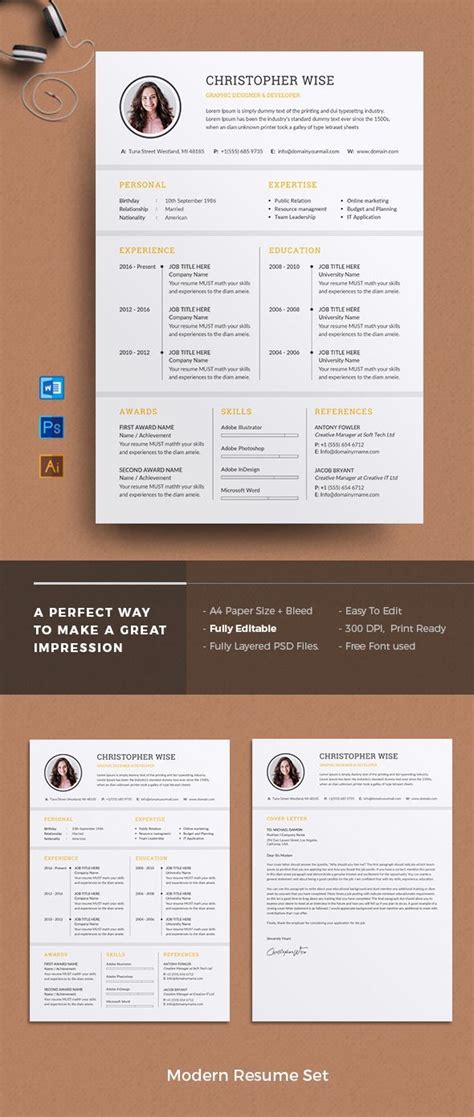 Feminine Resume Word Resume Words Job Resume Template Business Resume Template