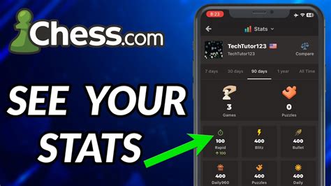 How To See Your Stats In How To See Other Peoples Statistics In Chess App Youtube