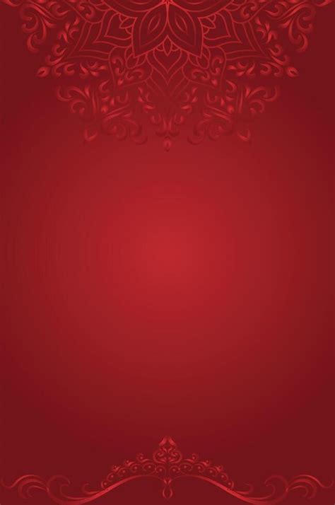 Classy Ornamental Frame On Deep Red Background 50230662 Vector Art At