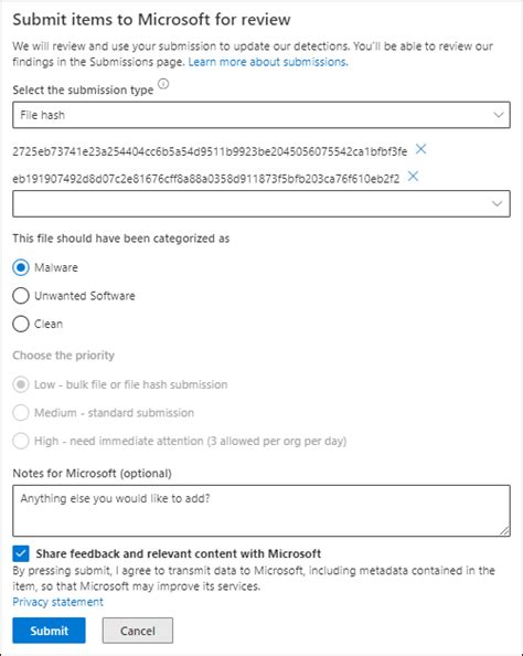 Submit Files In Microsoft Defender For Endpoint Microsoft Defender For Endpoint Microsoft Learn