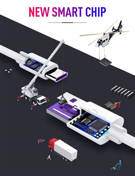 Usb Type C Cable 0 25m 1m 1 5m 2m Data 5a Fast Cha Grandado