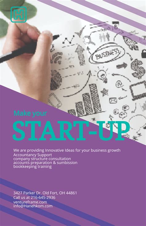 Free Startup Poster Template Edit Online And Download Free Startup Poster Template Edit Online And Download
