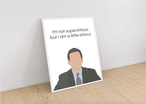 Michael Scott The Office Quote Art Funny Wall Decor Digital