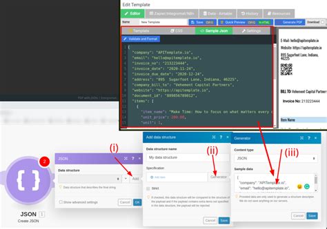 Create Pdf Documents With Integromat And Json