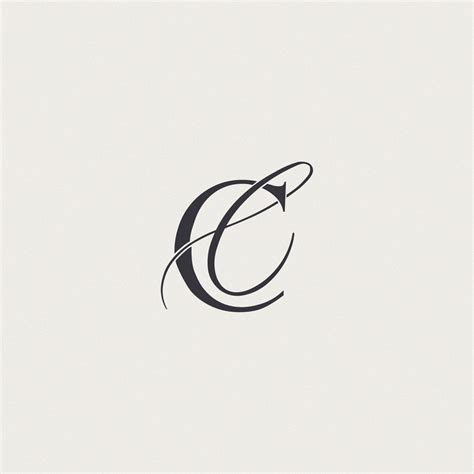 C And C Initials Wedding Monogram Couple Monogram For Wedding Wedding