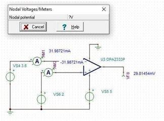 OPA2333 OPA2333P TINA TI Spice Model Drawing Unusually High Input Currents MAs In The TINA
