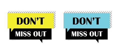 Dont Miss Out Speach Bubble Attention Store Bubble Vector Attention Store Bubble Png And