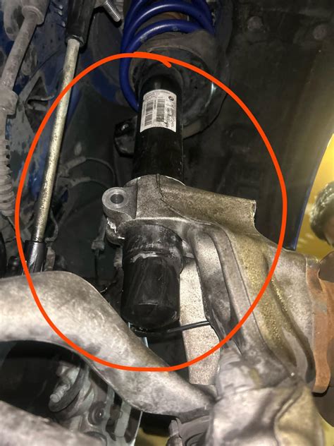 Knuckle Wont Slide Down The Strut Rf30