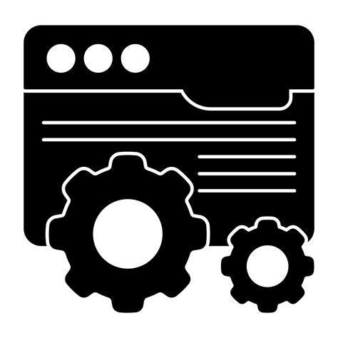 Premium Download Icon Of Web Setting 13003479 Vector Art At Vecteezy