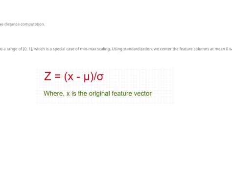 Z Score Normalization In Detail And Syntax Pptx