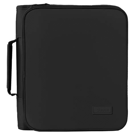 Sunee Zipper Binder Bag With Handle 2 Inch 3 Ring O Ring 500 Sheet