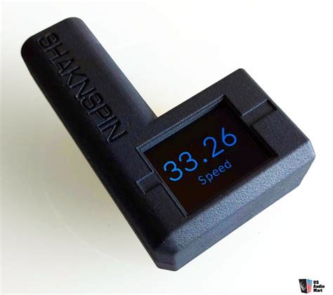shaknspin v2 wow flutter speed meter for record turntables dealer ad