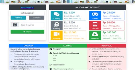 Template Login Hotspot Mikhmon Mikrotik Terbaru Responsive Tidak Berat Mudah