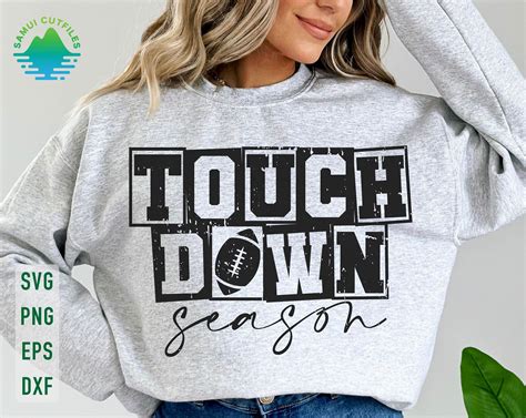 Touchdown Season Svg Touchdown Svg Football Mom Svg Sports Mom Svg