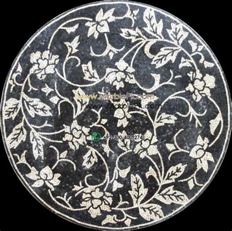 Mandala Stone Mosaic Medallion Marble Pk