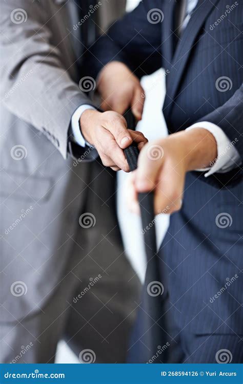 Everyone Is Pulling Their Weight Closeup Studio Shot Of Two