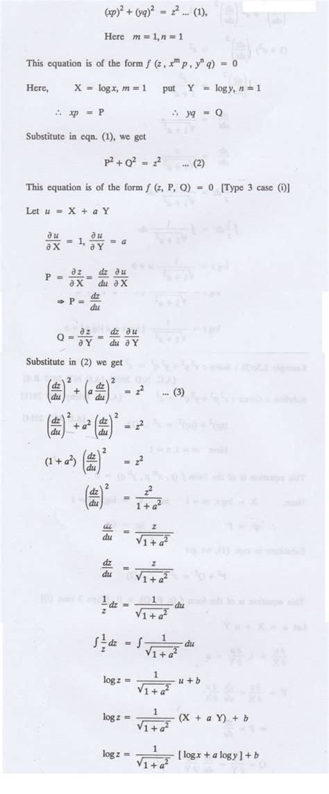 solved example problems based on p d e equations reducible to standard