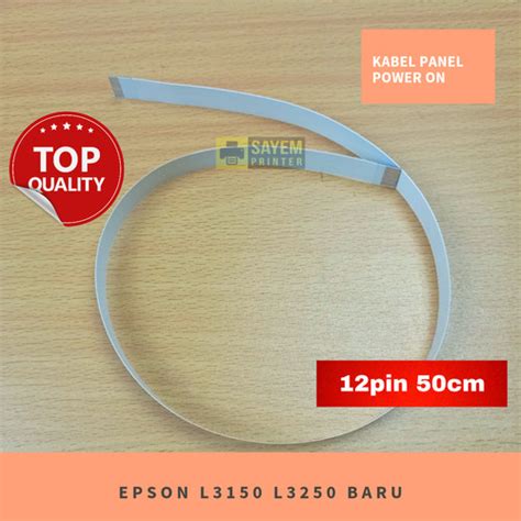 Jual Kabel Panel Epson L3150 L3250 12 Pin Power On Off Kab