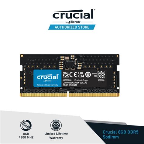 Jual Crucial Ddr5 4800 8gb 16gb 32gb Sodimm Memory Ram Laptop