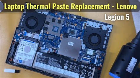 Lenovo Legion 5 Laptop Thermal Paste Replacement Disassembly And Basic