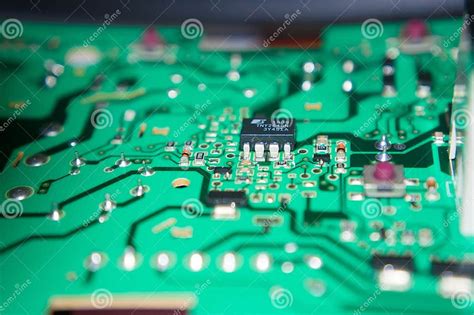 Close Up Of Integrated Electronic Circuit Boards Stock Image Image Of Futurism Transistors