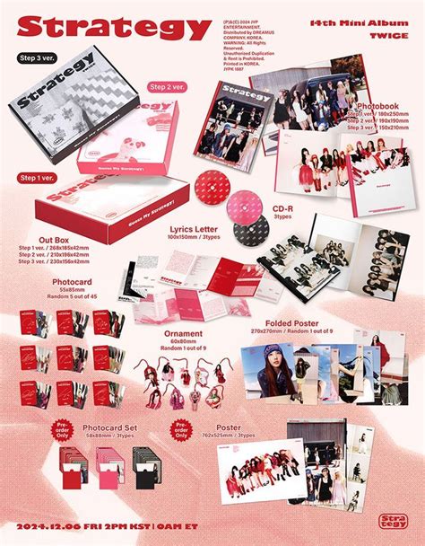 Yesasia Twice Mini Album Vol 14 Strategy Random Version Music