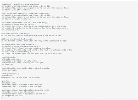 solved programming assignment implement the doubly linked