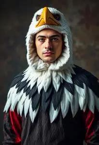 Free Bald Eagle Wings Costume Face Swap