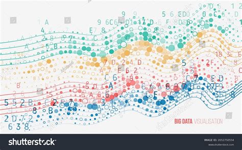 Information Analytics Concept Abstract Stream Information Stock Vector Royalty Free 2052750554