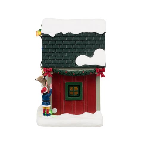Lemax Dashers Den Lighted Christmas Village Table Accent House Of