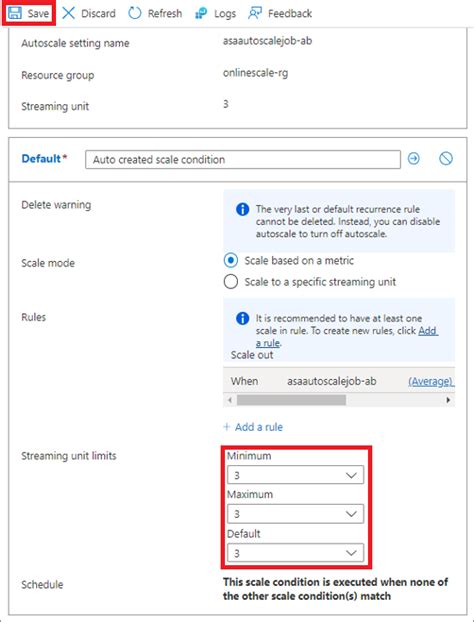 azure 串流分析會自動調整串流單位 azure stream analytics microsoft learn
