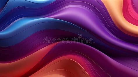 A Vibrant And Dynamic Abstract Background With Flowing And Curving Shapes Generative Ai Stock