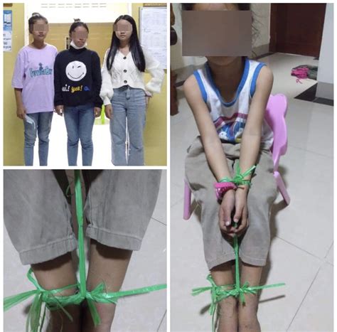 Update៖ យុវតី៣នាក់អីក៏ចិត្តឃោរឃៅស្មើដៃគ្នាម្ល៉េះ ចងដៃចងជើងនិងយកស្កុតបិទមាត់