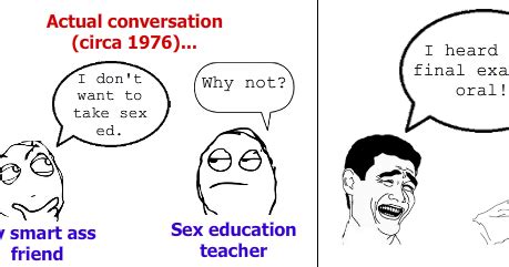 Education Rage Comics Sex Education