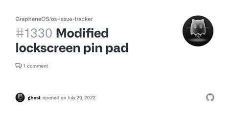 Modified Lockscreen Pin Pad · Issue 1330 · Grapheneosos Issue Tracker · Github