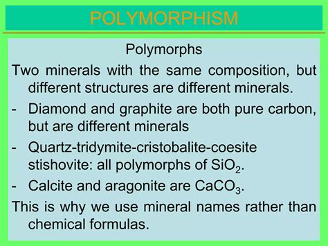 Isomorphism And Polymorphismppt Chemistry Science