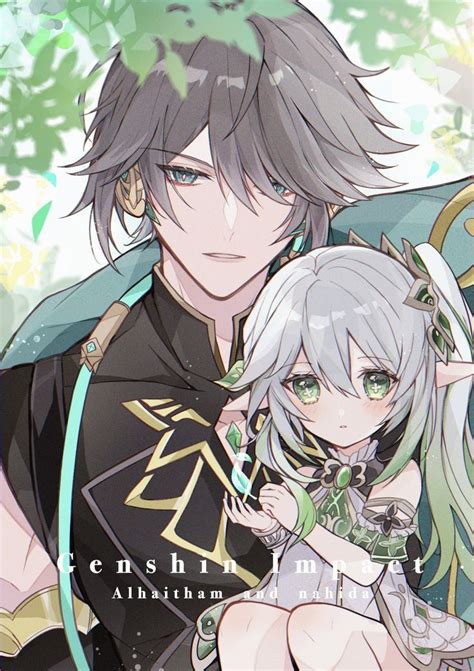 Al Haitham And Nahida イラスト アニメイラスト キャラ