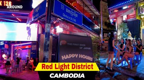 Red Light District In Phnom Penh Cambodia Clubs And Bars Walking
