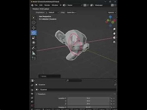 How to Rotate #3d object in #blender is easy! | RVT Tutorial - YouTube