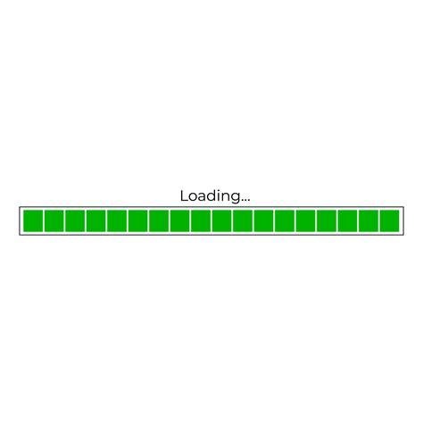 Loading Bar Progress Icon With Transparent Background PNG