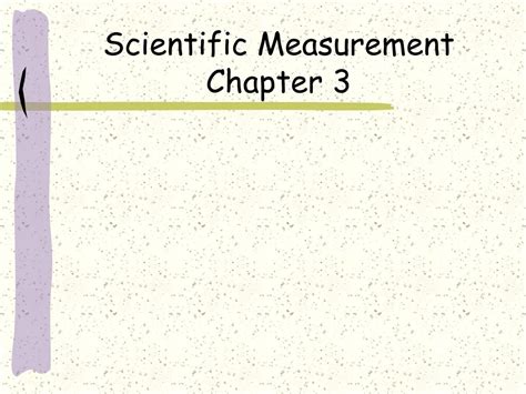 Ppt Scientific Measurement Chapter 3 Powerpoint Presentation Free