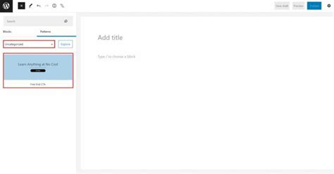 wordpress 块样板是什么，如何使用它？ wordpress大学