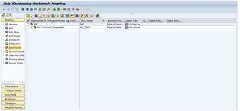 Rsa15 Sap Tcode Dw Workbench Datasource Tree