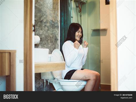 Asian Woman Sufferring Image And Photo Free Trial Bigstock