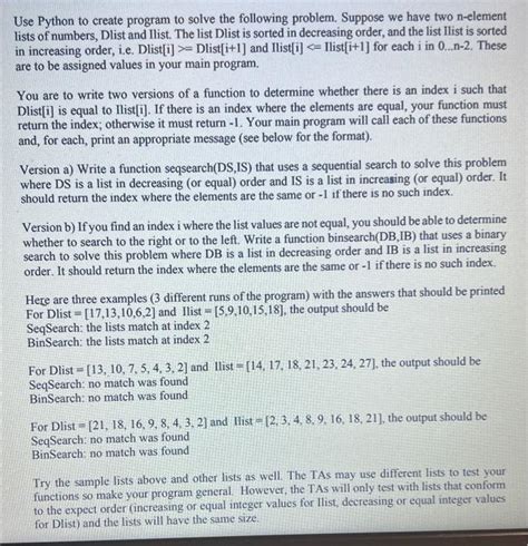 Solved Please Create A Unique Solution Using Python Using