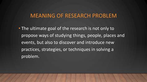 Solution Research Problem Vs Research Question Studypool