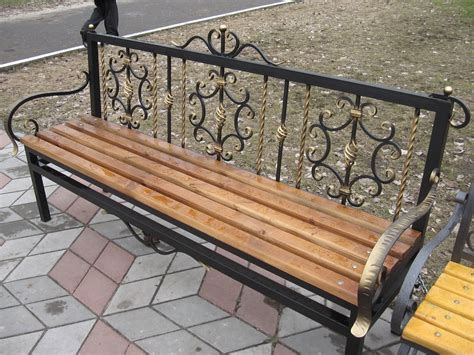 Кованые лавочки готовые и под заказ недорого купить в Казани