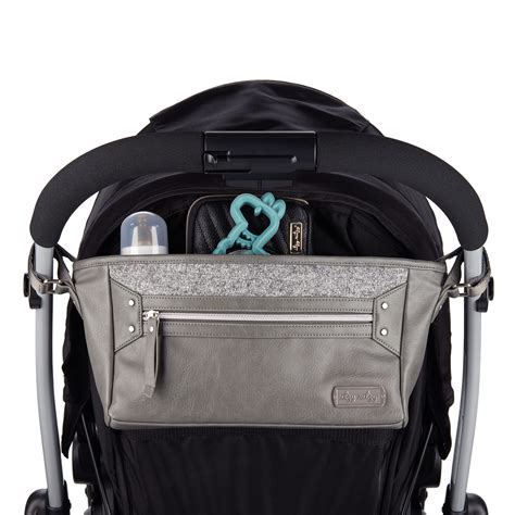 Itzy Ritzy Adjustable Stroller Caddy Organizer Stroller Organizer Bag Featuring Front Zippered